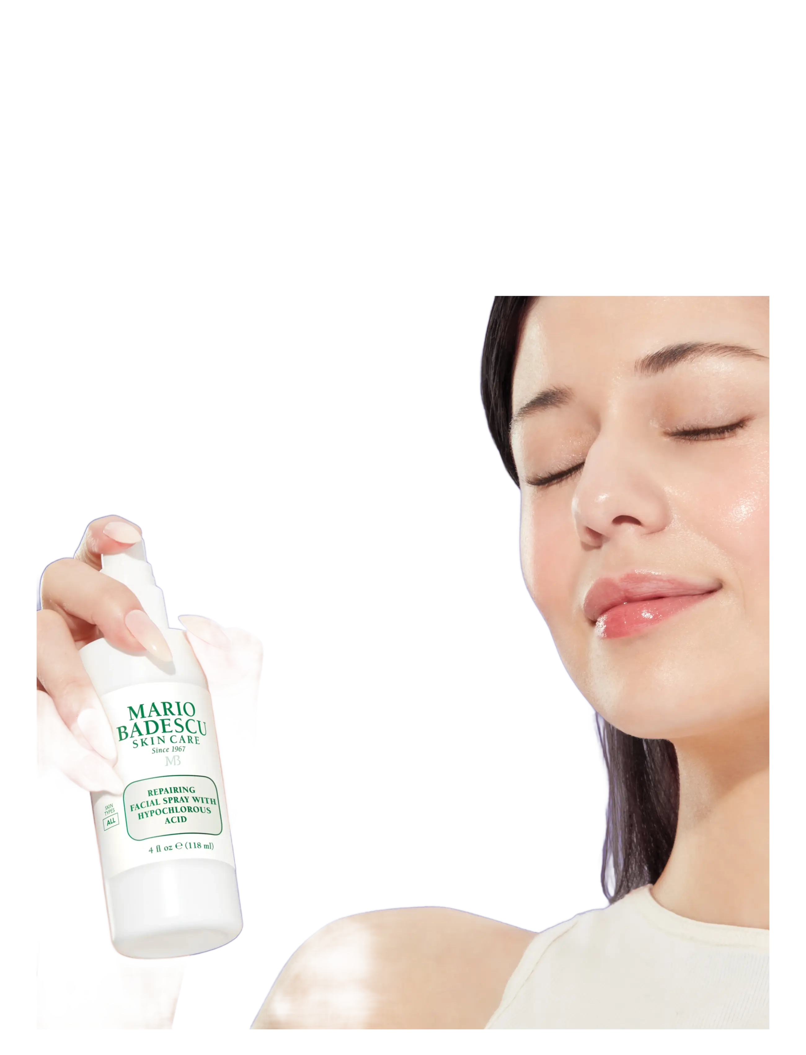 Mario Badescu Repairing Facial Spray W/ Hypochlorous Acid - 23.90 ...