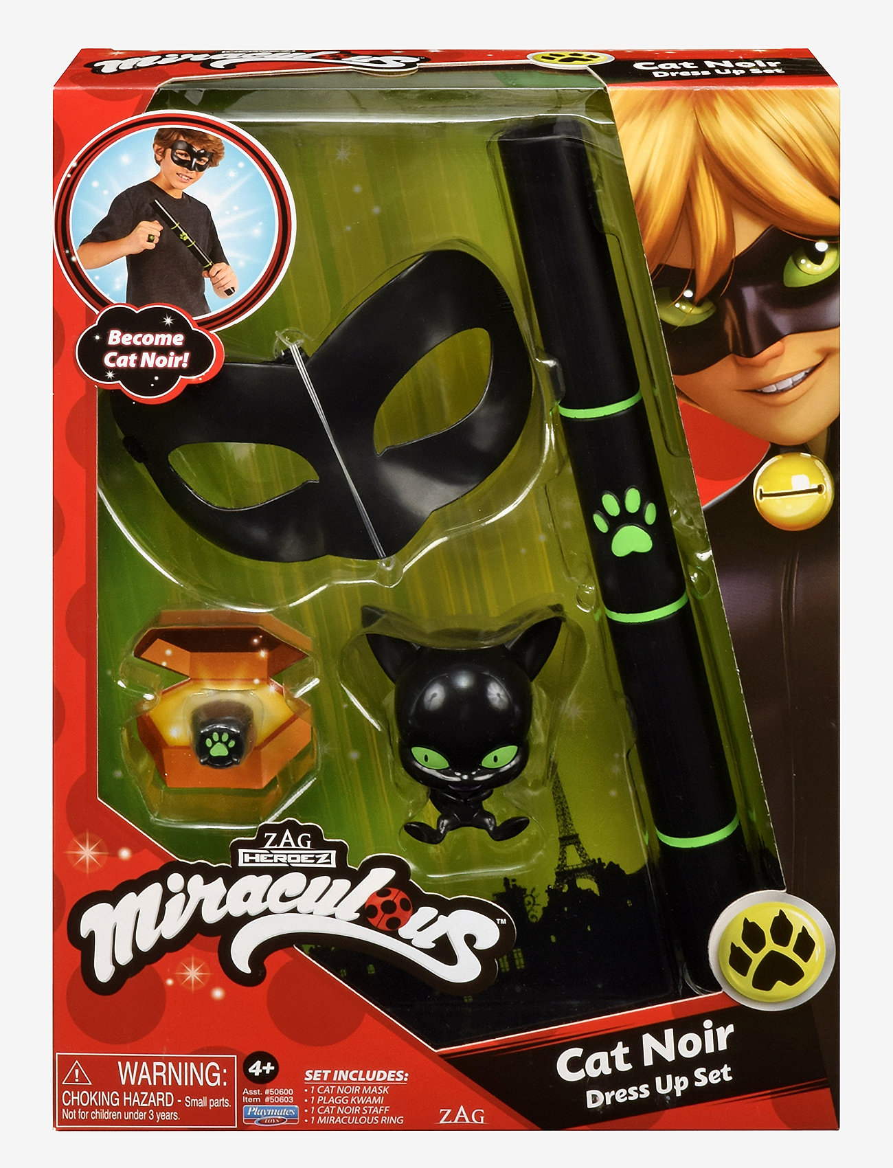 Miraculous Miraculous Role Play Set Cat Noir - Boozt.com