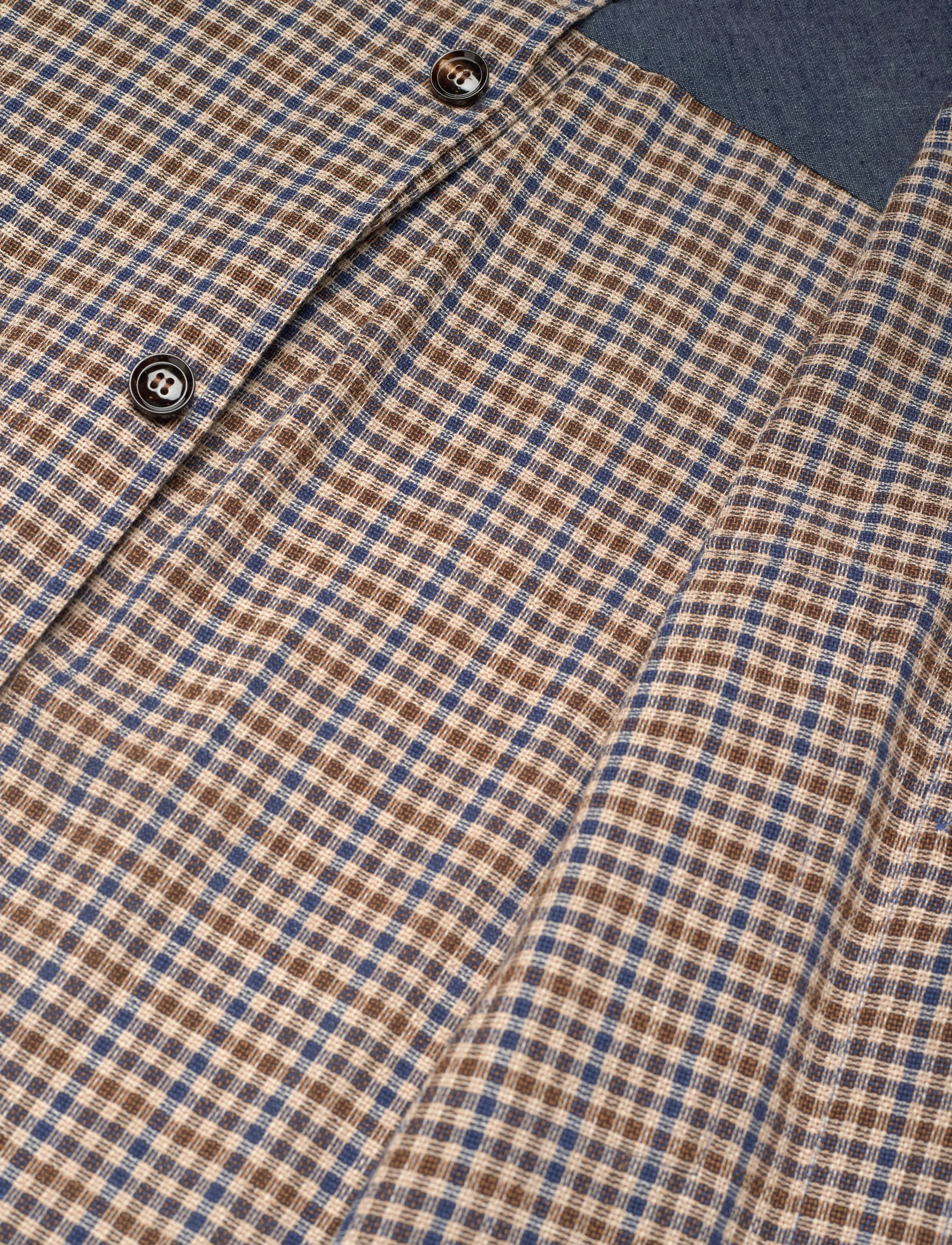 Mos Mosh Gallery Mmgwilson Check Overshirt (Brown Check) – 569.70 kr ...