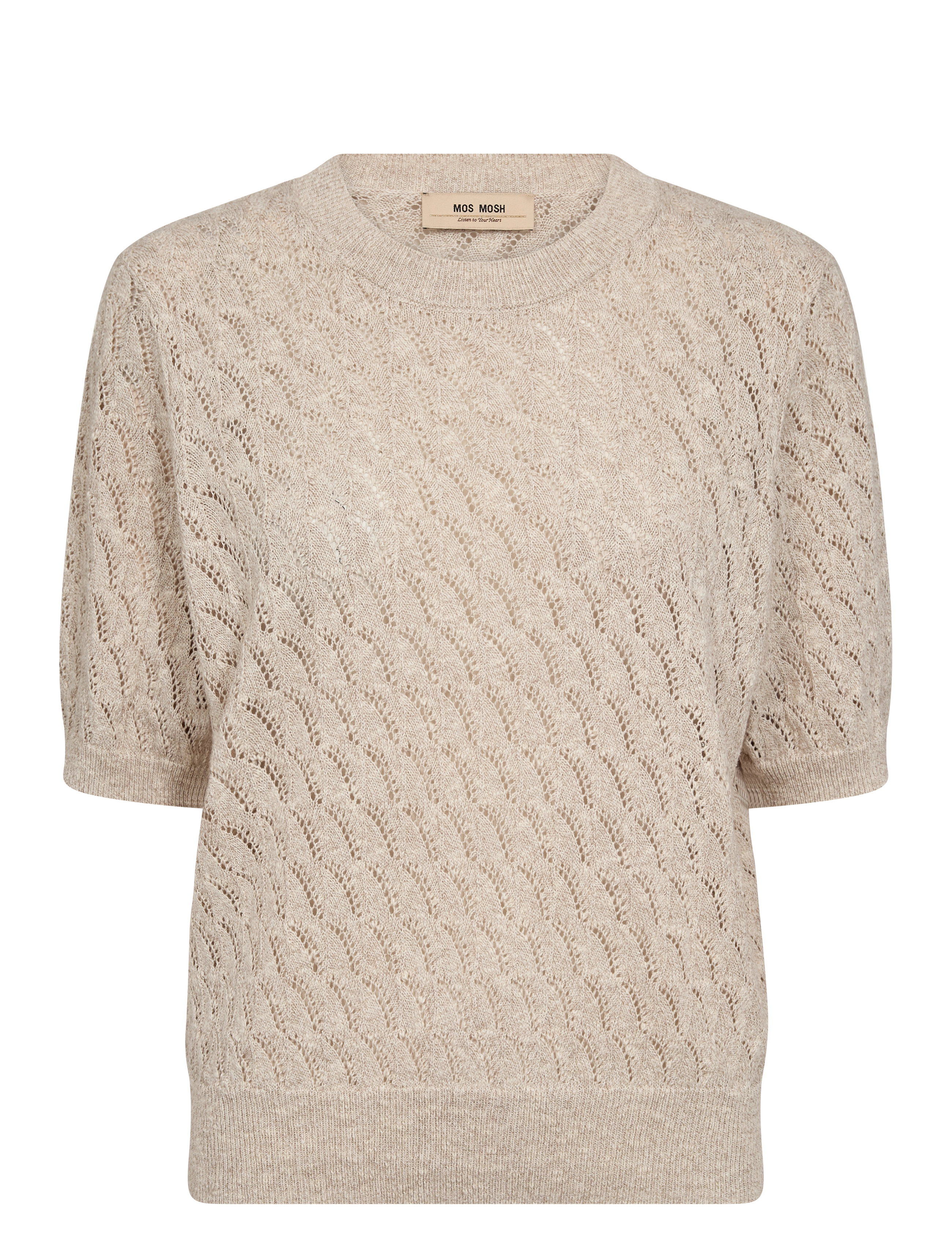 MOS MOSH Mmkarin Marisol Ss Linen Knit – strickmode – einkaufen bei ...