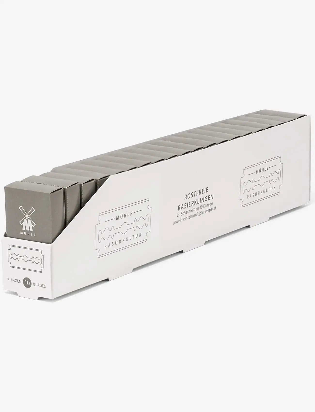Mühle Shaving Accessoires 200 Double Edge Blades (Silver) - 60.81 ...