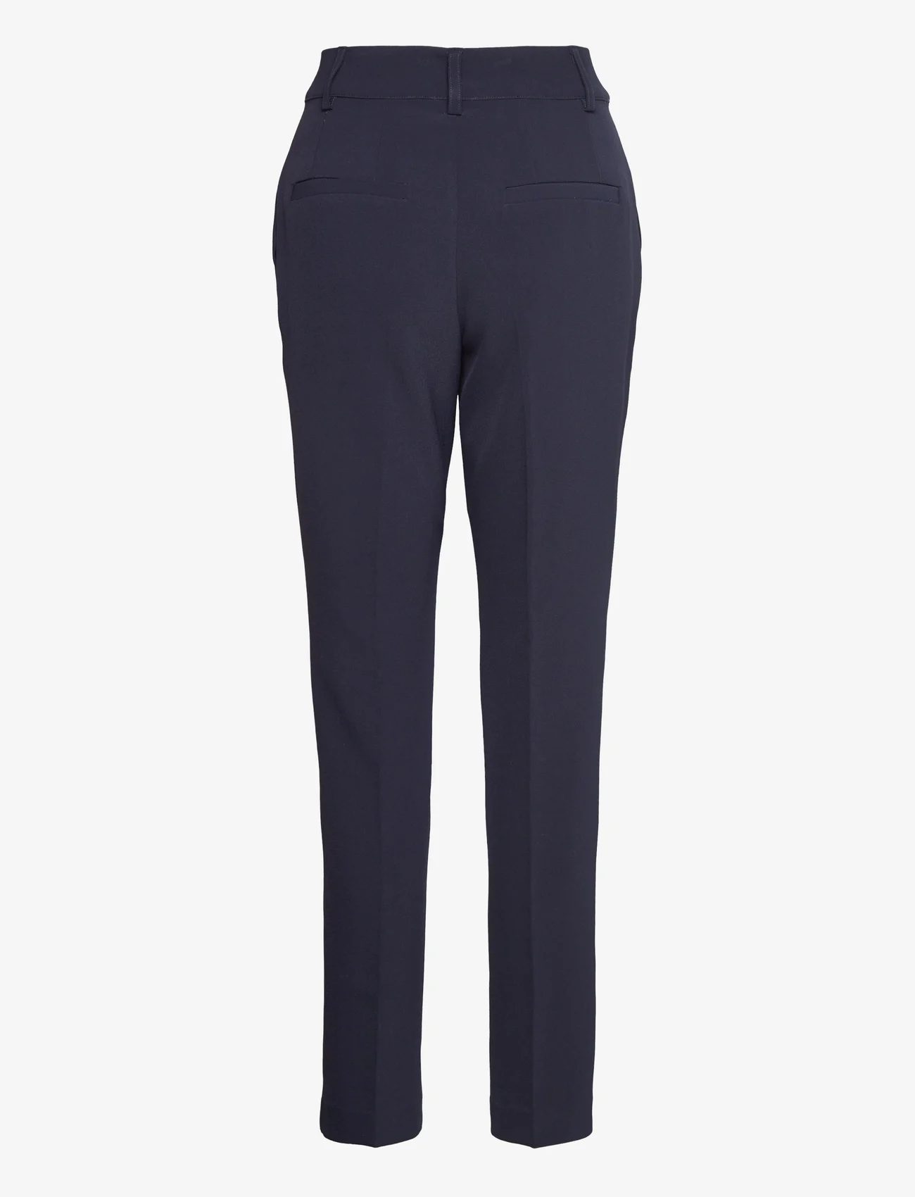 My Essential Wardrobe 26 The Tailored Straight Pant Baritone Blue