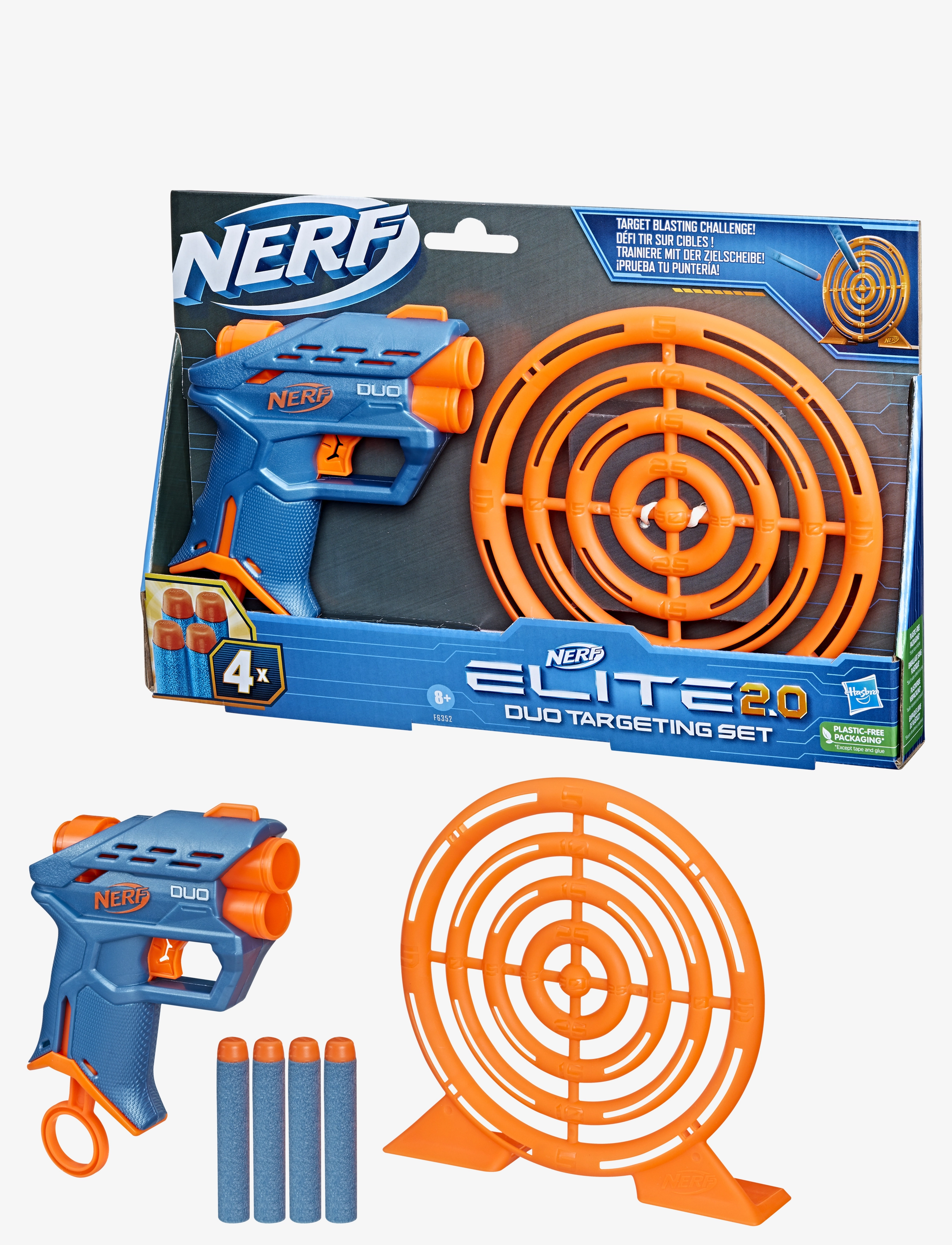 Nerf Elite 2.0 Duo Targeting Set (Multicolor/Monivärinen/Kuvioitu) - 12 ...