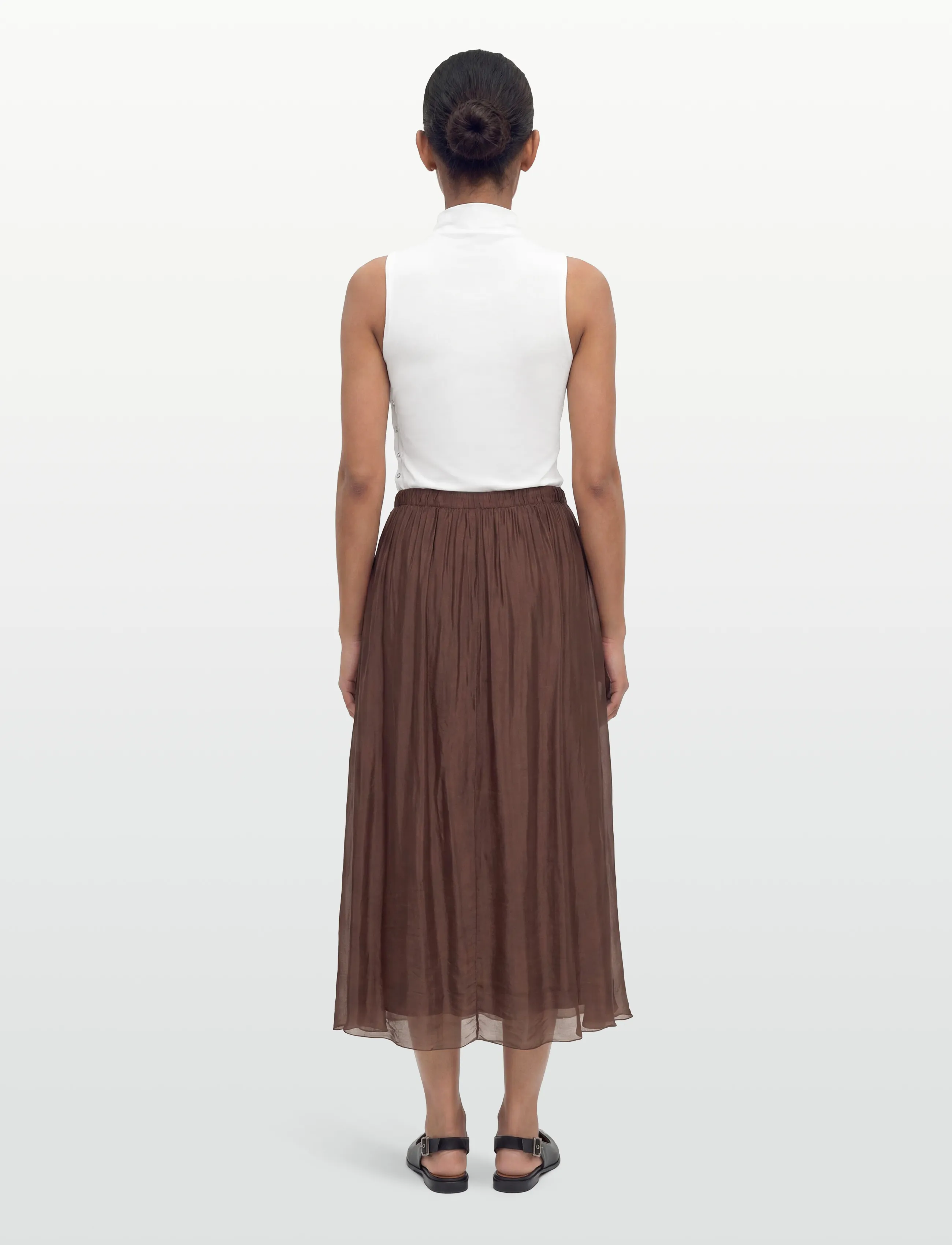 Noella N-makoa Skirt (Chocolate/Braun) - 63.68 € | Boozt.com