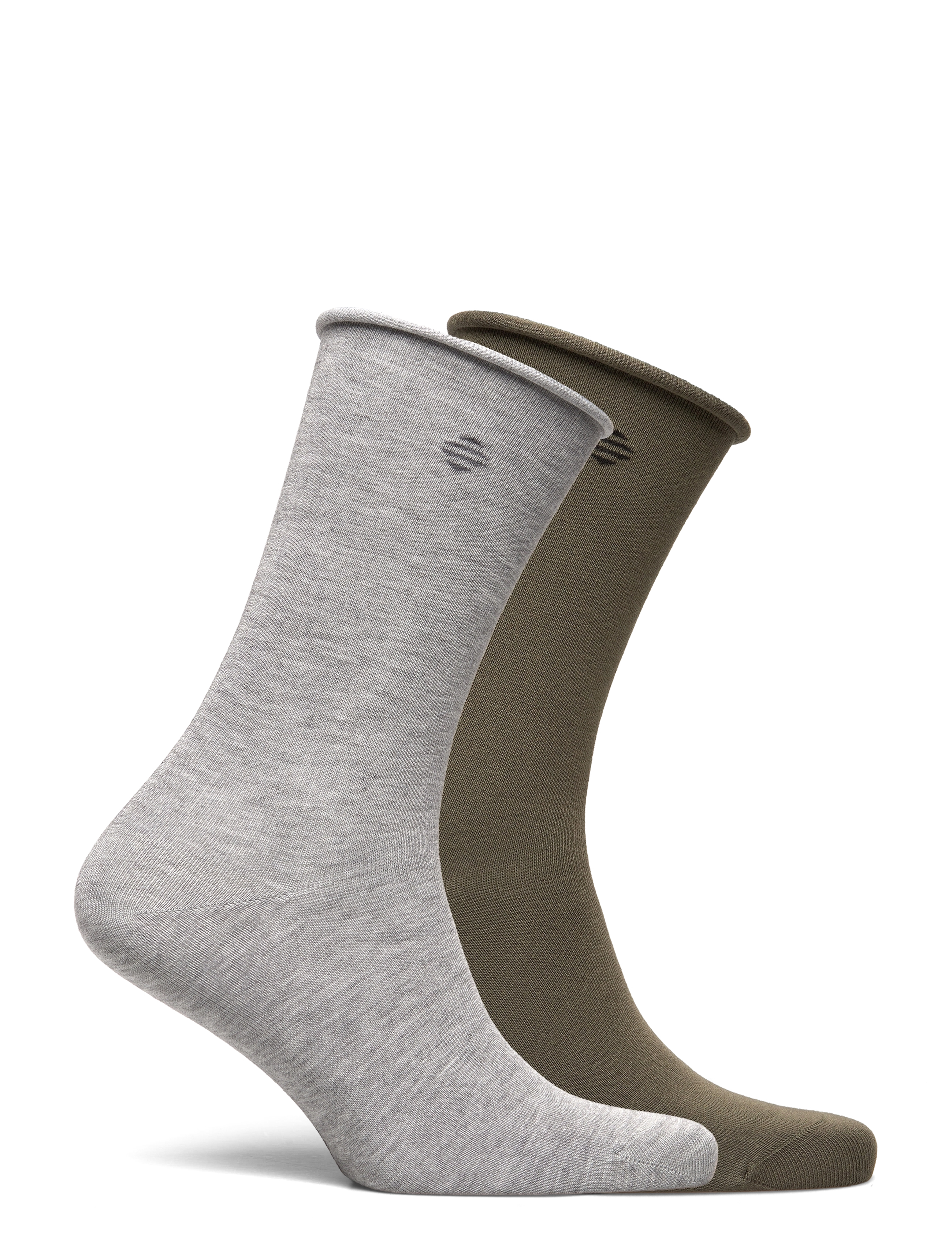 Panos Emporio 2pk Jenny Bamboo Roll Top (Olive/grey) – 67.60 kr ...