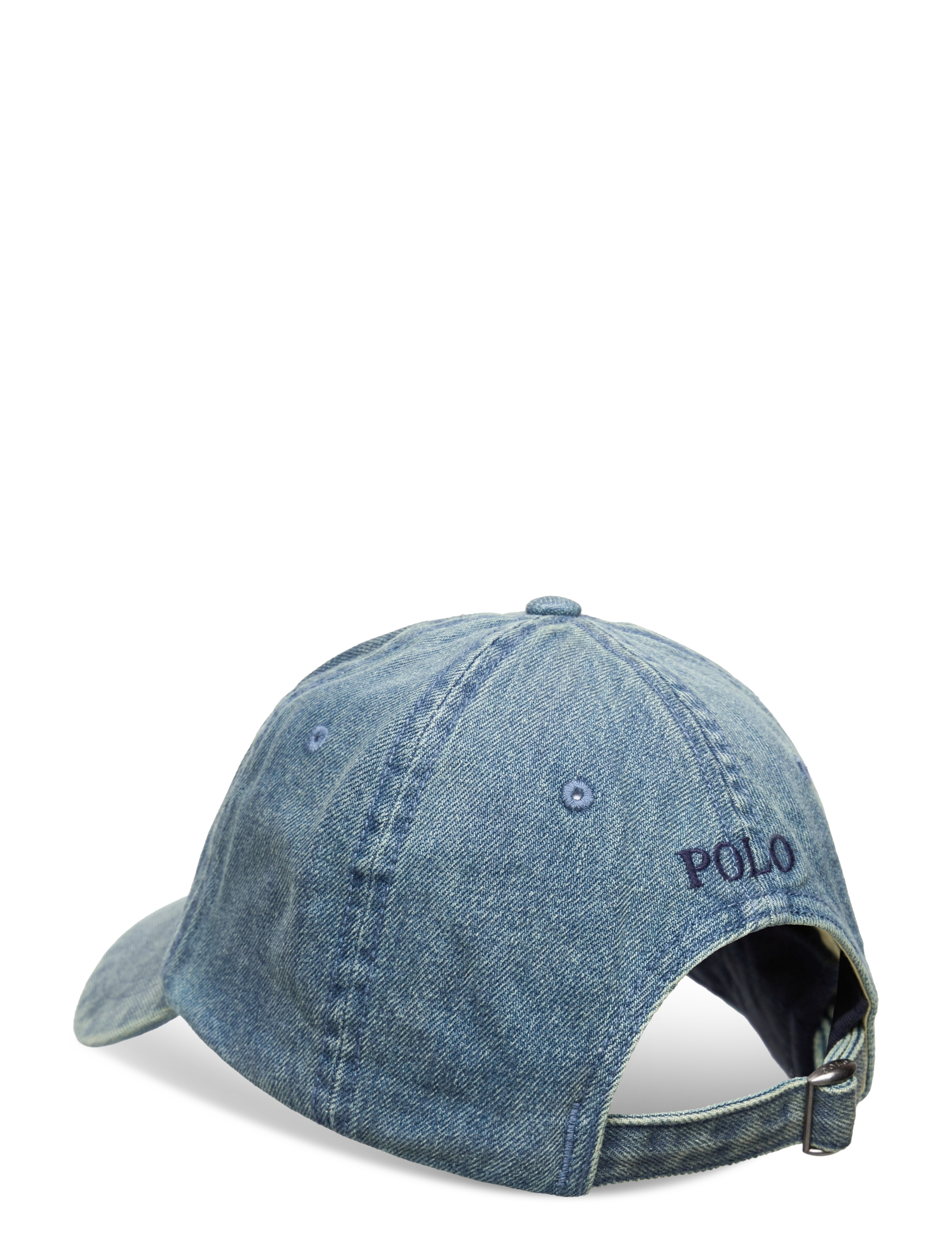 Polo Ralph Lauren Indigo Denim Ball Cap (Light Wash Denim/Blár) - 10. ...