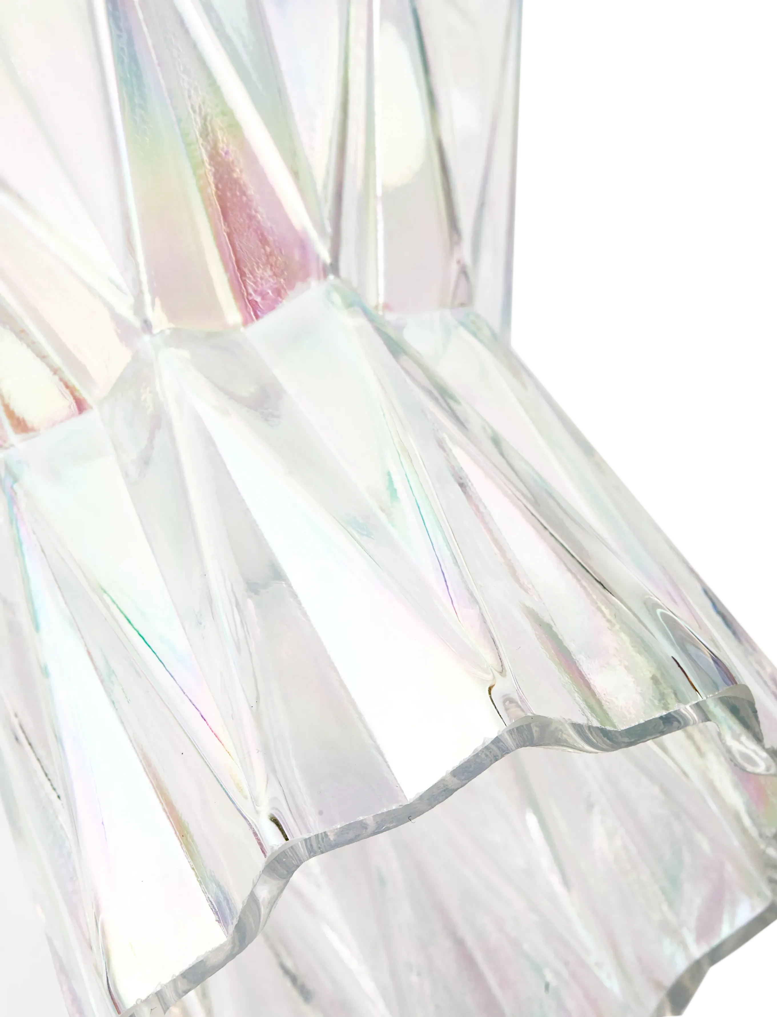 POLSPOTTEN Vase Folds Glass Luster S (POE140-205-456) - Vaser - Boozt.com