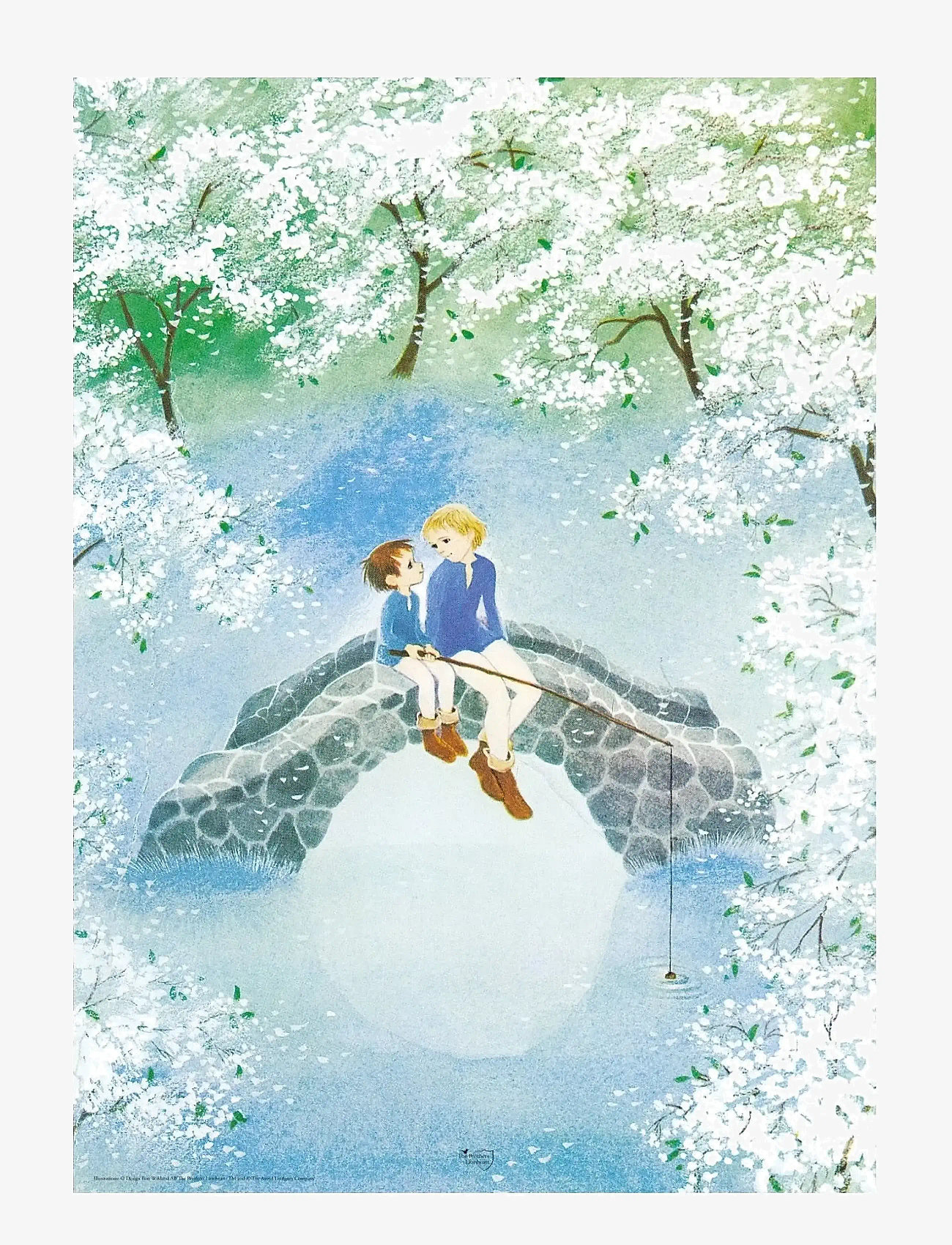 Poster & Frame Astrid Lindgren - Fishing - The Borthers Lionheart ...