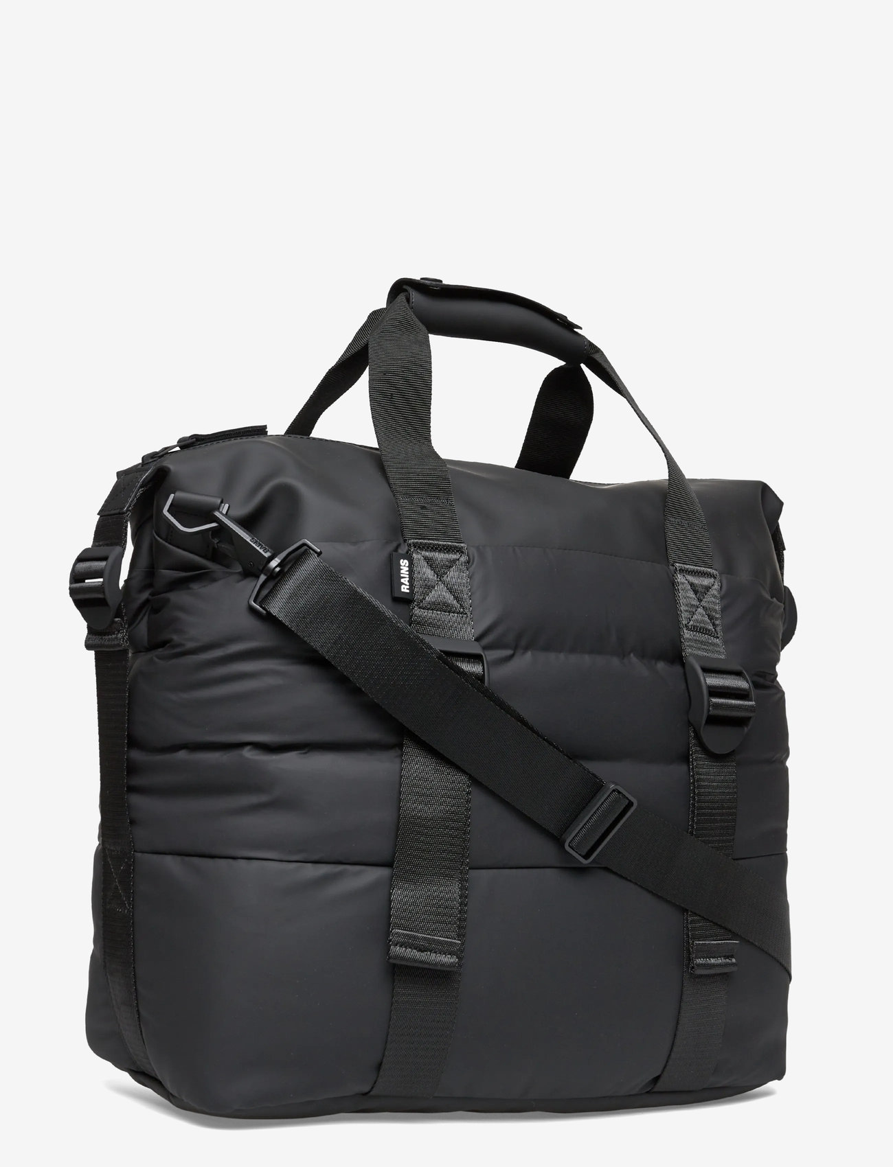 Rains Puffer Mix Weekend Bag Small W3 – tasker – shop på Booztlet