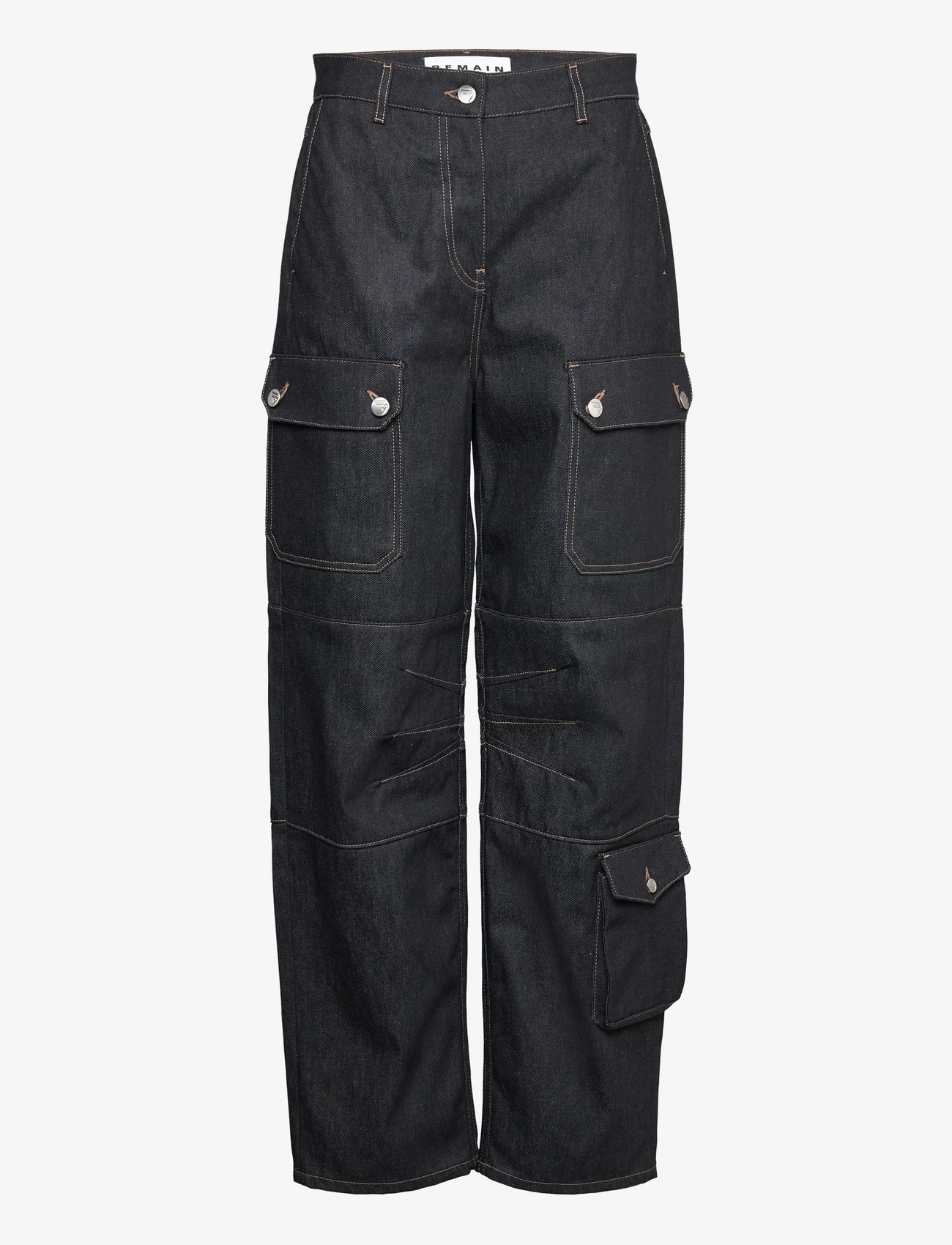 REMAIN Birger Christensen Raw Denim Cargo Pants Boozt remain-birger-christensen-raw-denim-cargo-pants-boozt