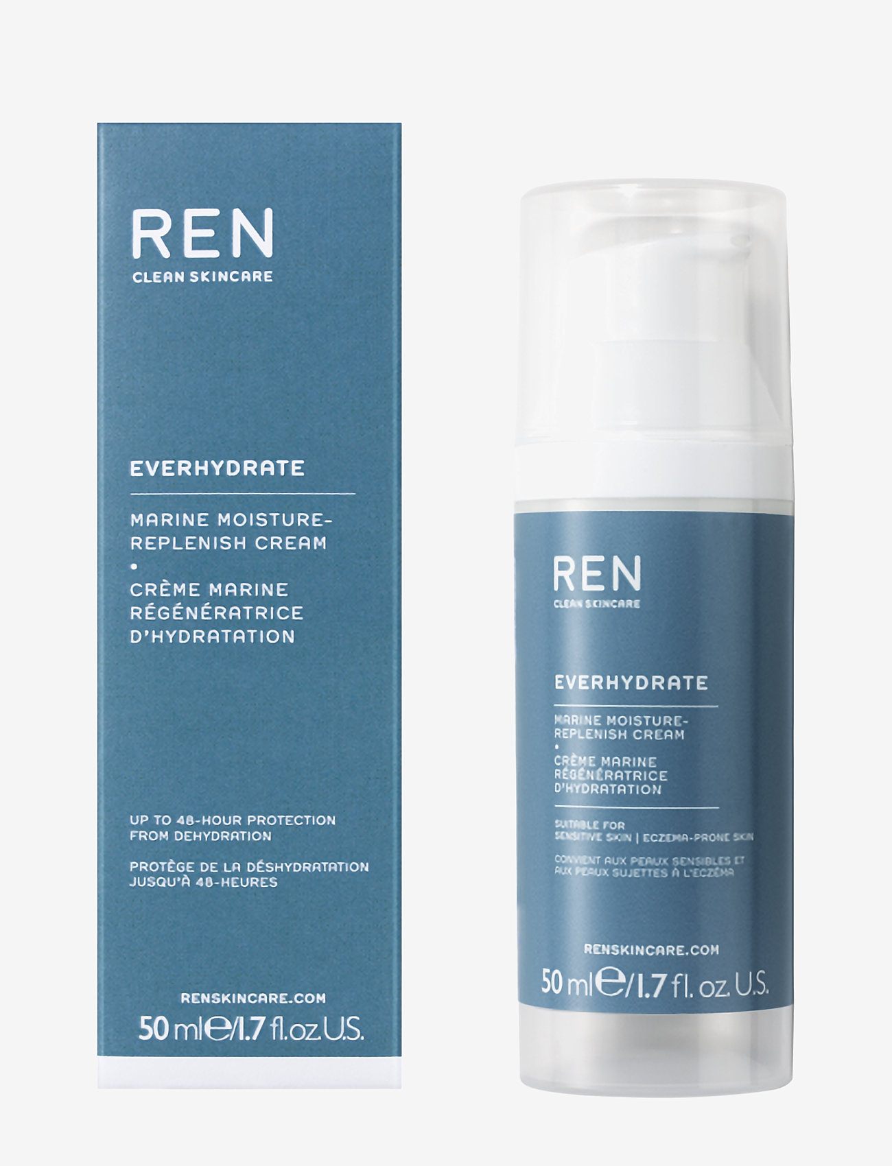 REN Marine Moisture-replenish Cream – ansigtspleje – shop på Booztlet