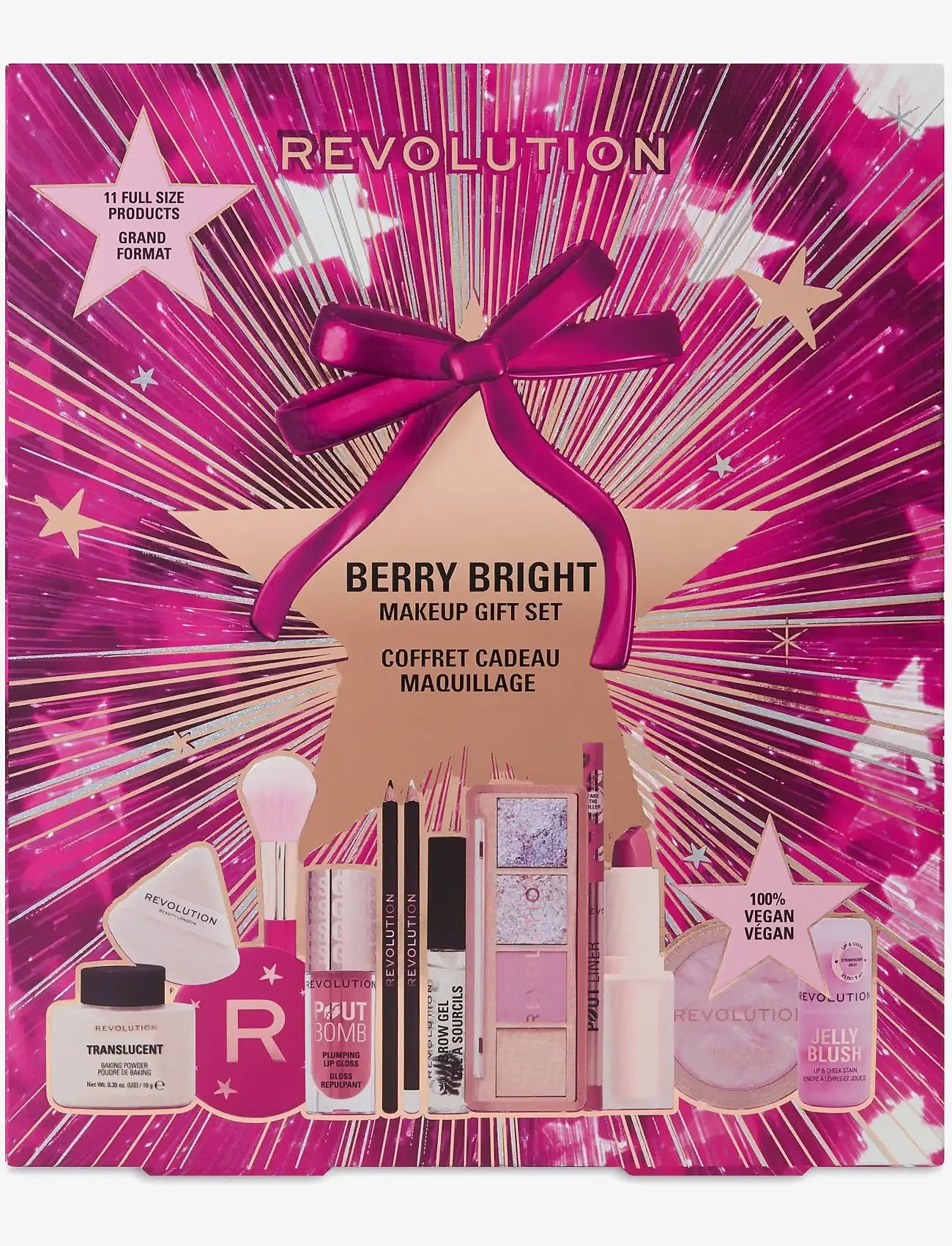 Revolution Beauty London Revolution Berry Bright Beauty Make Up Set ...