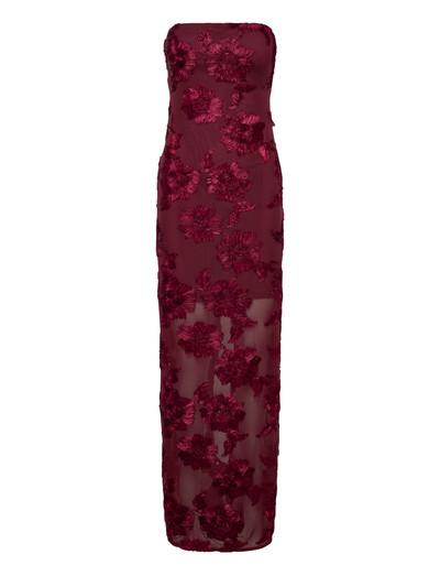 ROTATE 3d Mesh Maxi Dress (Tawny Port) – 2801.50 kr – Booztlet.com