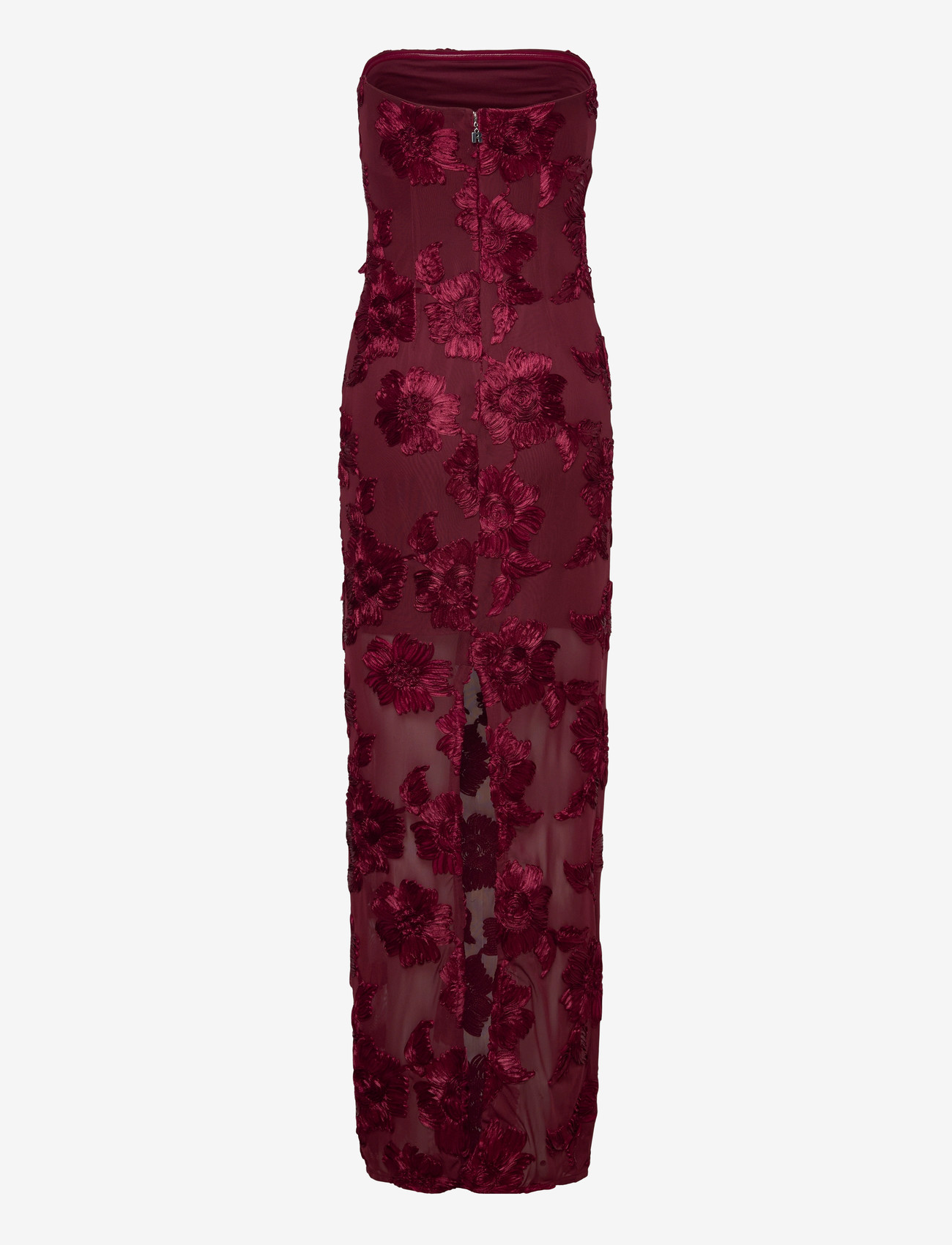 ROTATE 3d Mesh Maxi Dress (Tawny Port) – 2801.50 kr – Booztlet.com