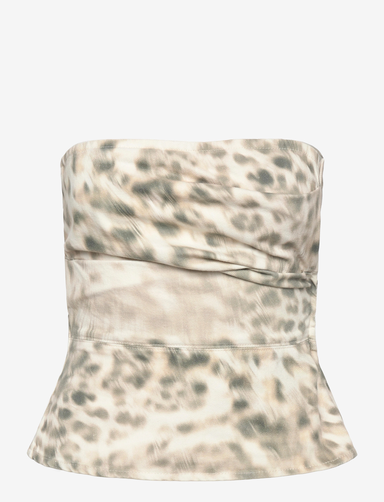 ROTATE Printed Denim Top (Blurry Snow Leopard + Tarmac Comb.) – 1540.50 ...