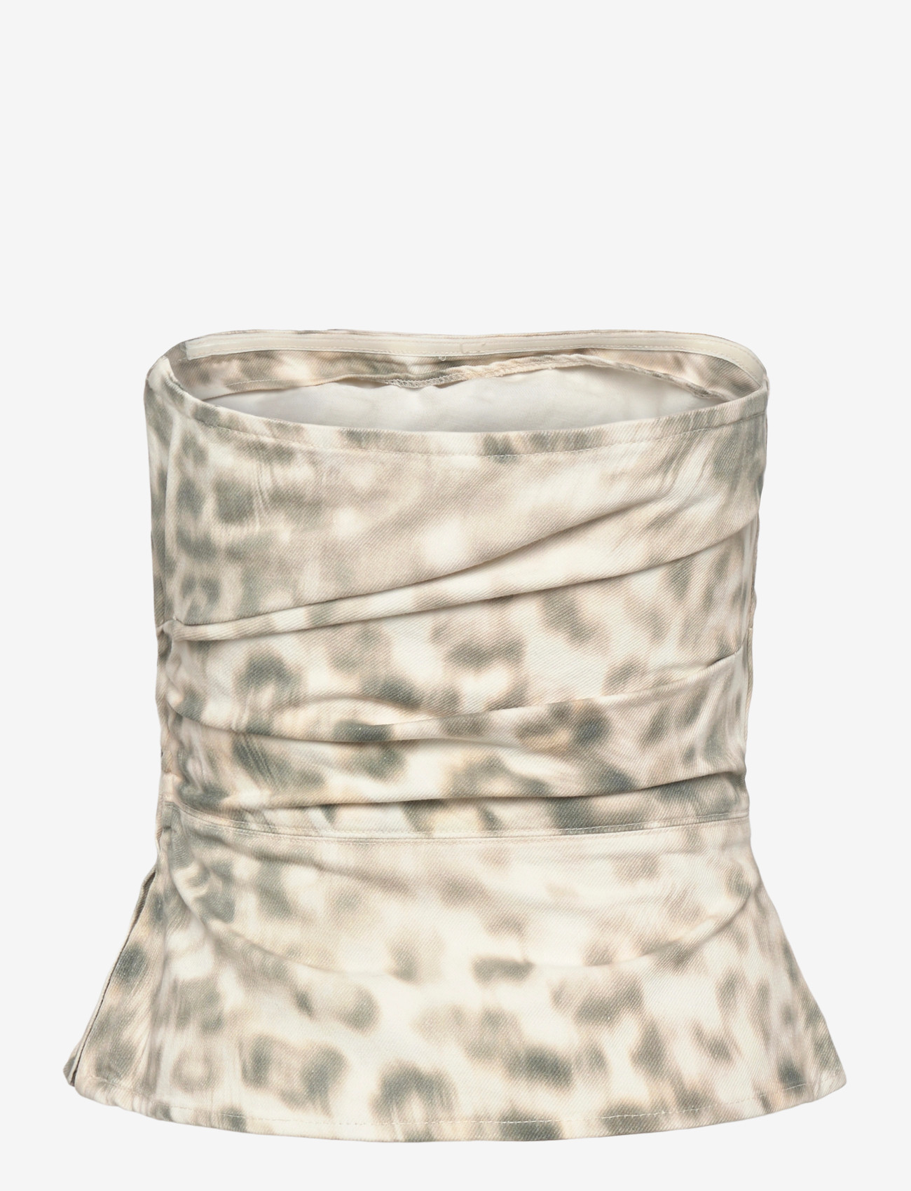 ROTATE Printed Denim Top (Blurry Snow Leopard + Tarmac Comb.) – 1540.50 ...