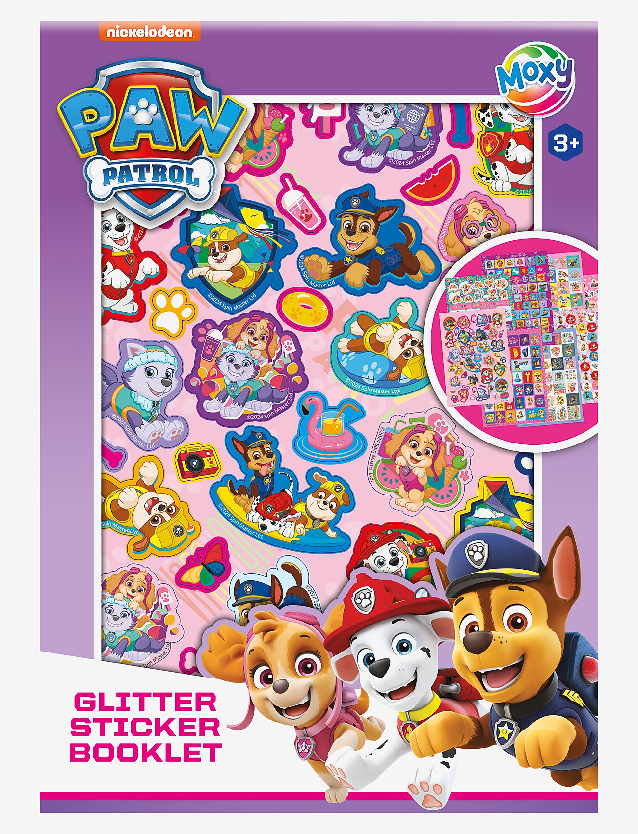 Sense Paw Patrol Glitter Sticker Book A5 (SES723245) - Stickers - Boozt.com