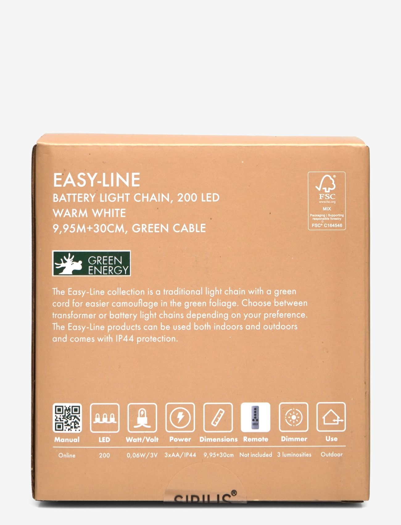 Sirius Home Easy-line Batterylight 200 Led (IRI46423) - Puutarhavalot ...