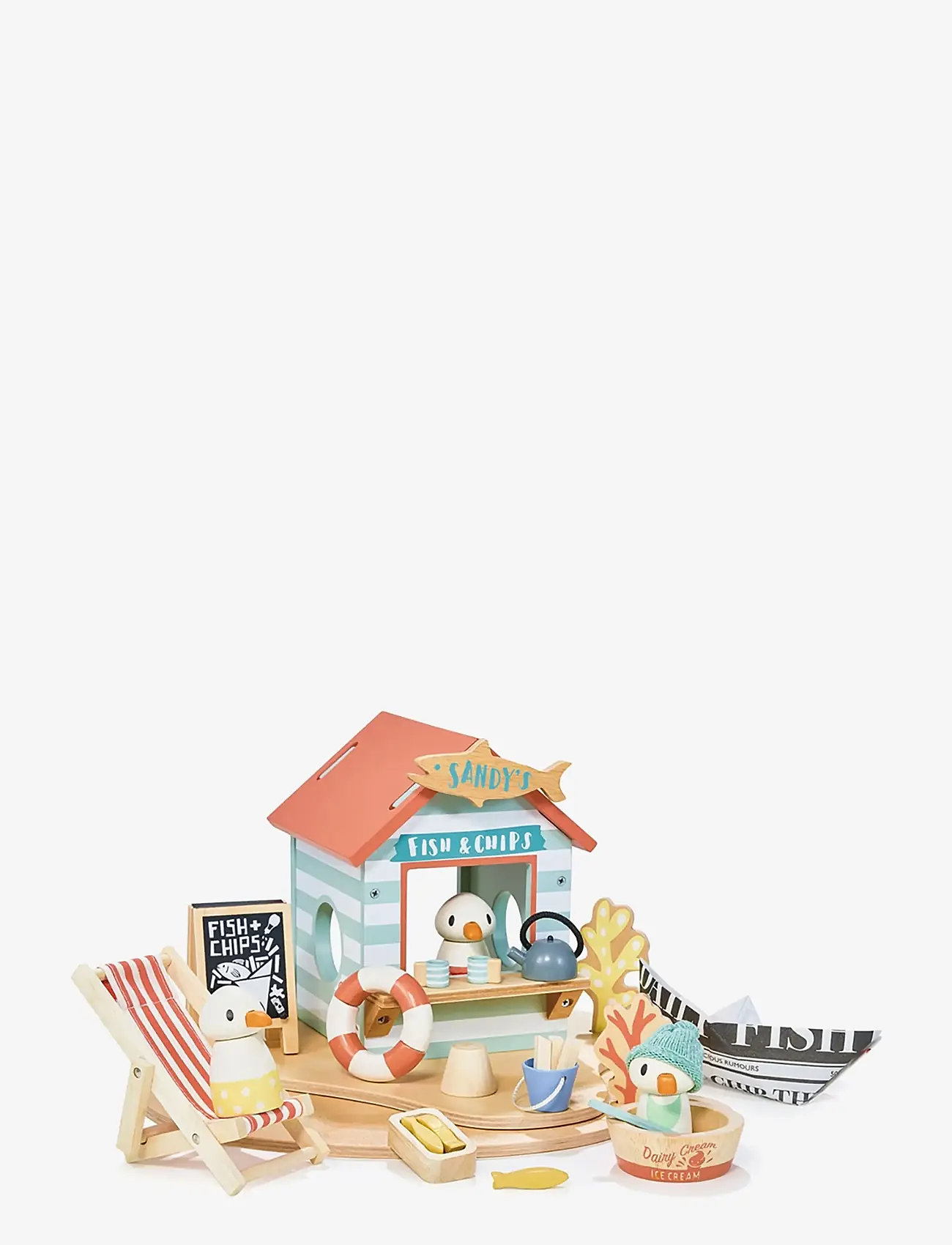 Tender Leaf Sandy's Beach Hut (Multi/Beige) - 889 kr | Boozt.com