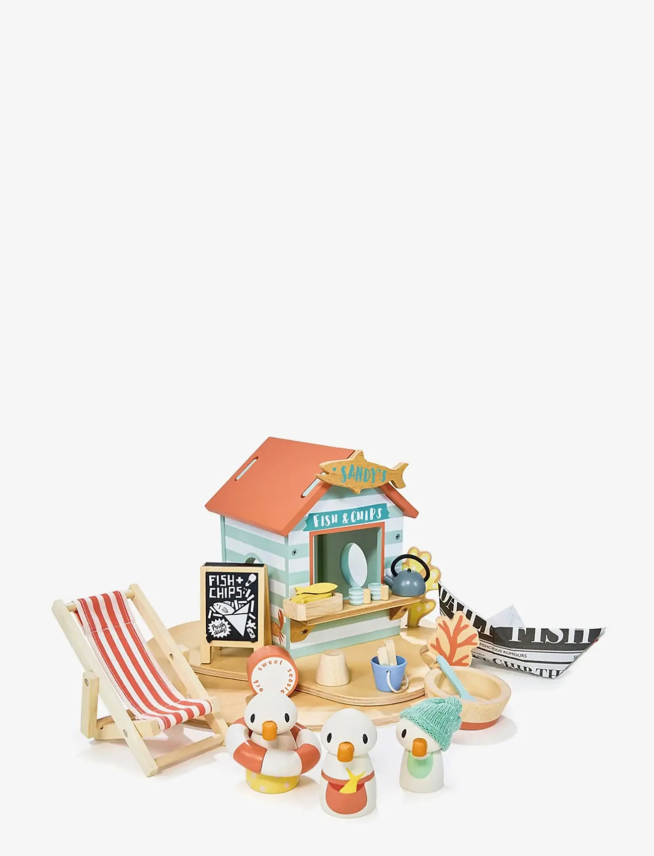 Tender Leaf Sandy's Beach Hut (Multi/Beige) - 889 kr | Boozt.com