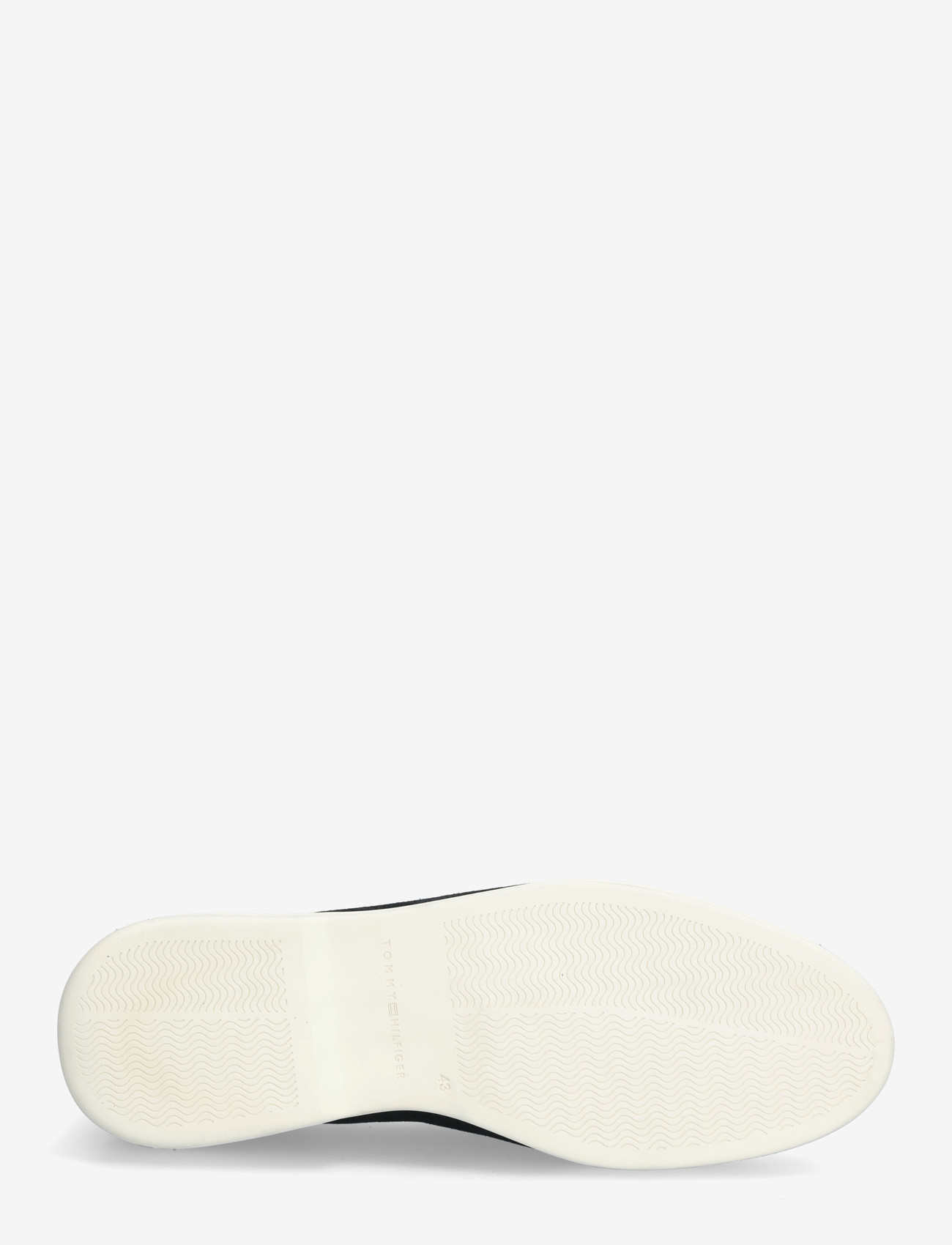 Tommy Hilfiger Light Suede Flag Hardware Loafer (Desert Sky ...
