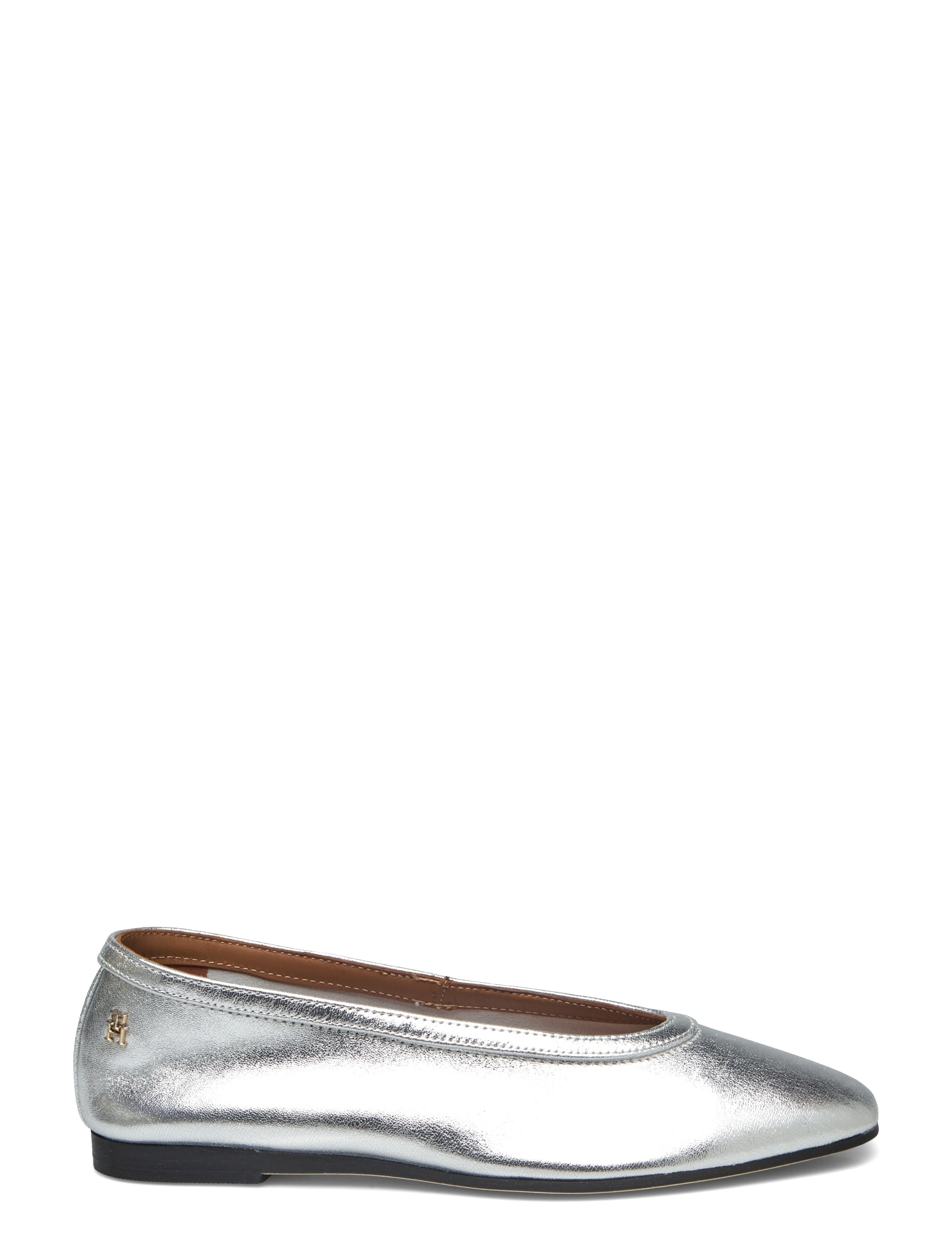 Tommy Hilfiger Soft Metal Lthr Ballerina No Bow (Silver) – 389.70 kr ...