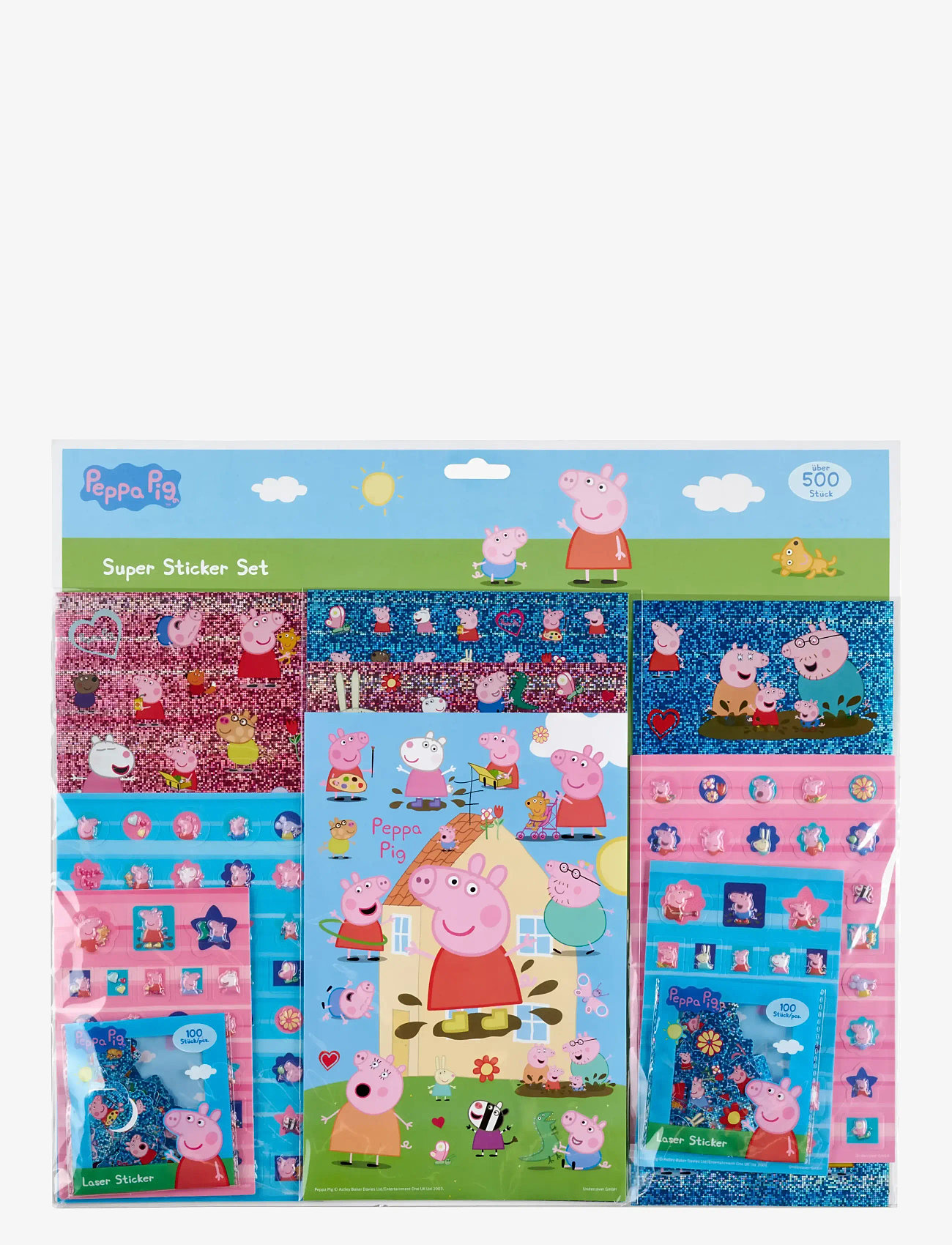 Undercover Peppa Pig Super Sticker Set – aufkleber – einkaufen bei Booztlet