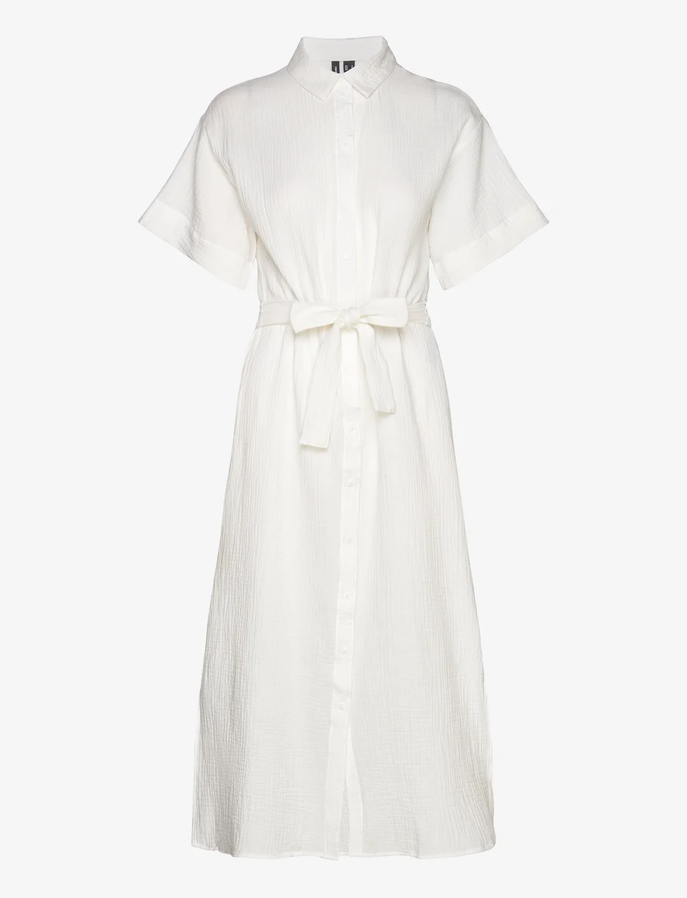 Vero Moda Vmnatali Nia 2/4 Calf Shirt Dress Wvn (Snow White/White) - 49 ... Vero Moda Vmnatali Nia 2/4 Calf Shirt Dress Wvn (Snow White/White) - 49 ...