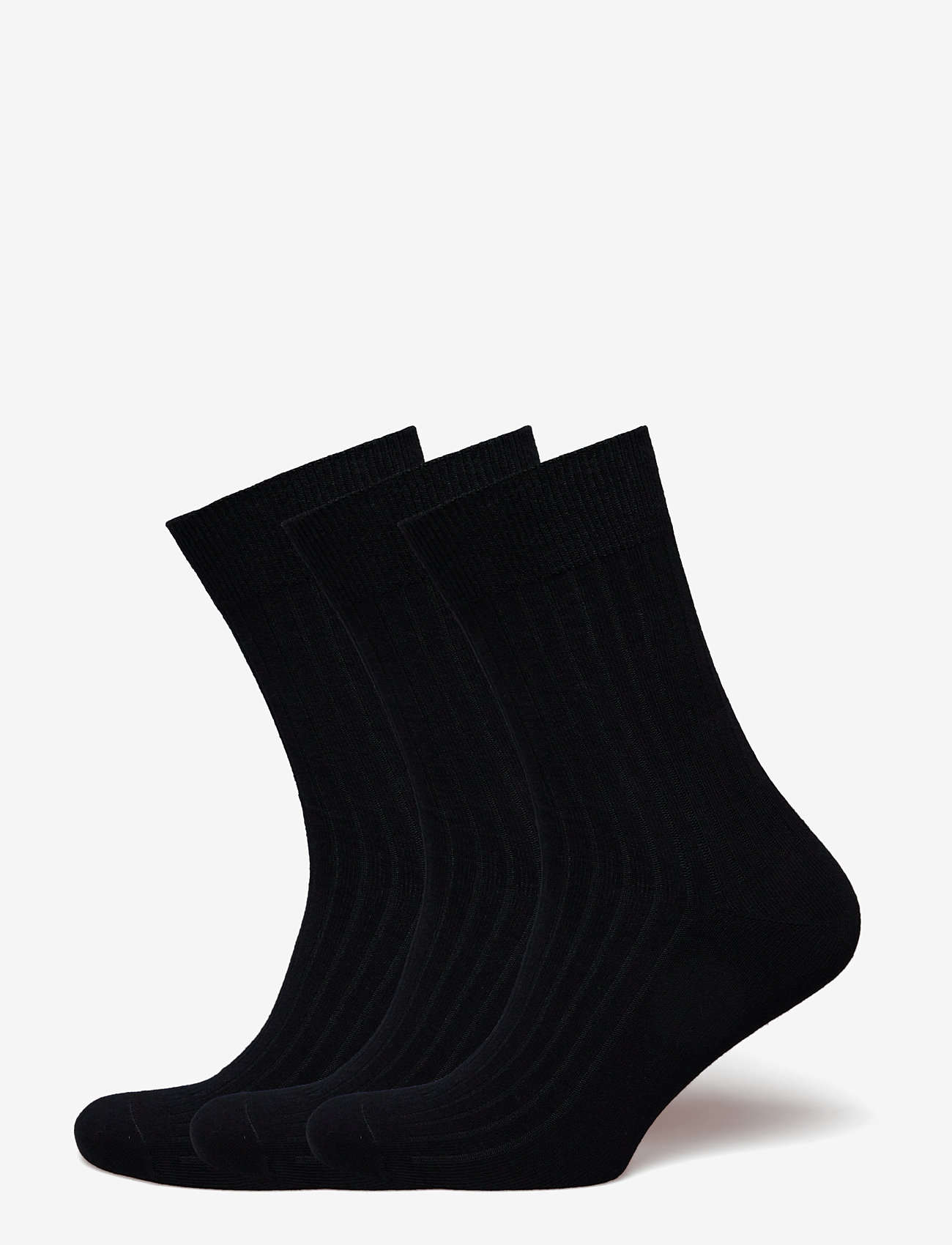 Weekday Cotton Rib Socks 3-pack – sockor – shoppa på Booztlet